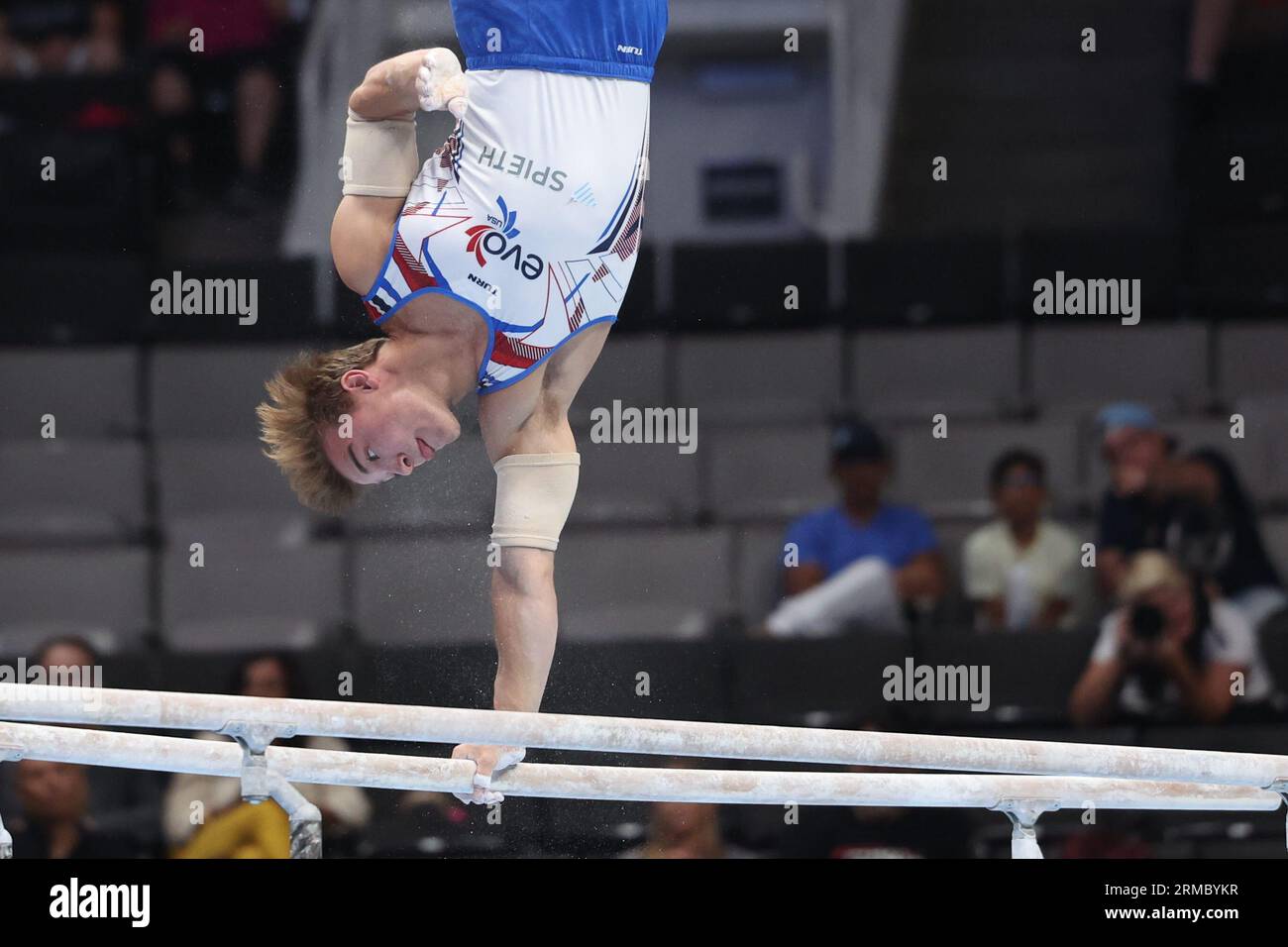 August 26, 2023: Gymnast Curran Phillips during the senior men day 2 ...