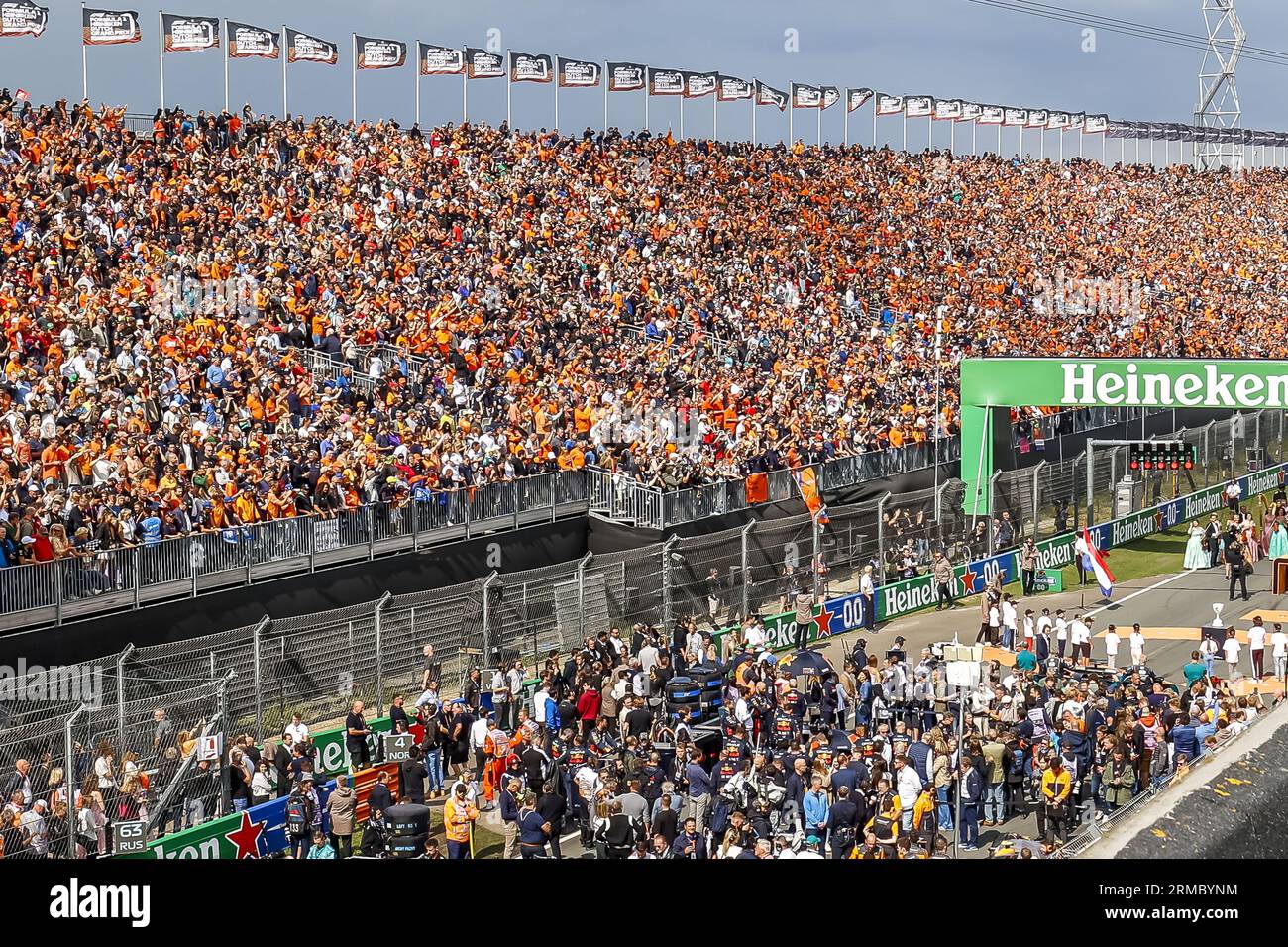 Zandvoort, Netherlands 27/08/2023, spectators, fans, during the 2023 ...
