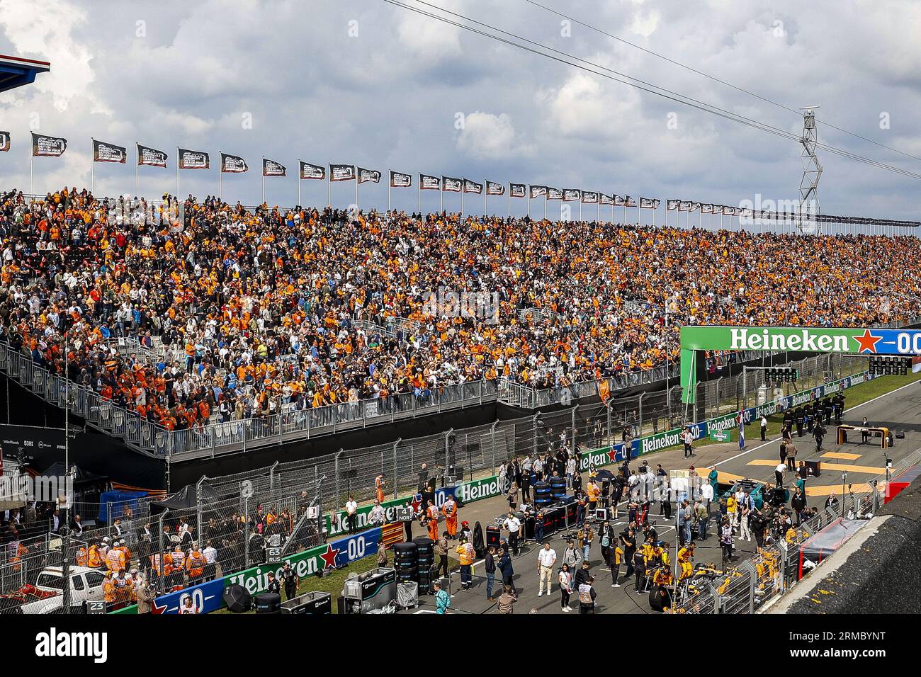 Zandvoort, Netherlands 27/08/2023, spectators, fans, during the 2023 ...