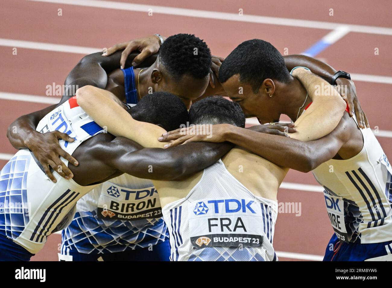 Budapest, Hungary. 27th Aug, 2023. French David Sombe, French Ludvy ...