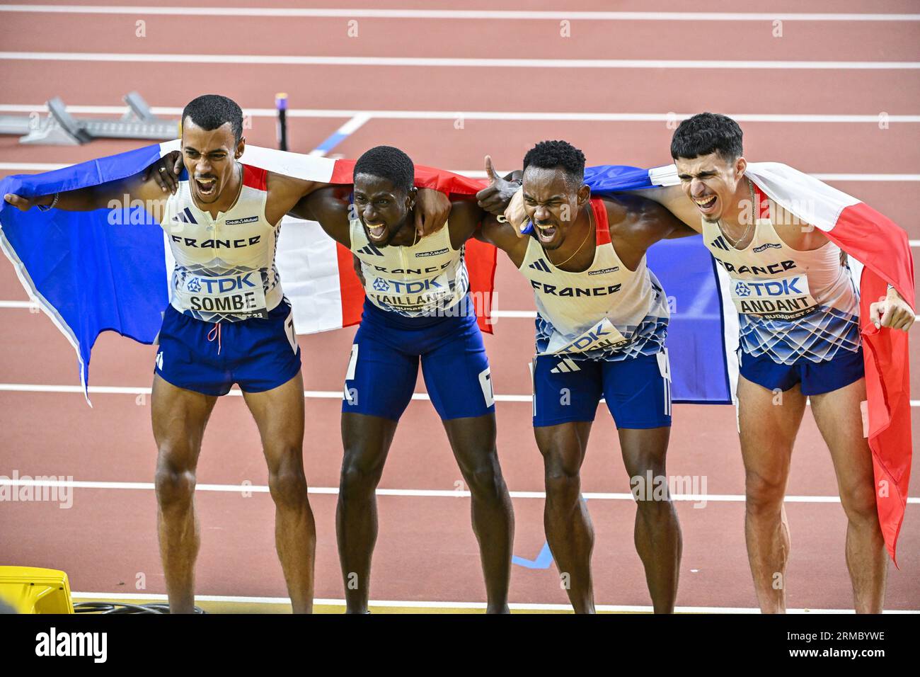 Budapest, Hungary. 27th Aug, 2023. French David Sombe, French Ludvy ...