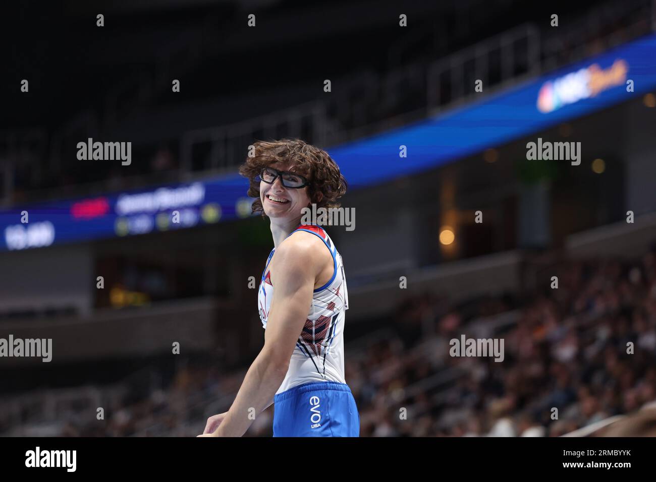 August 26, 2023: World champion gymnast Steven Nedoroscik during the ...