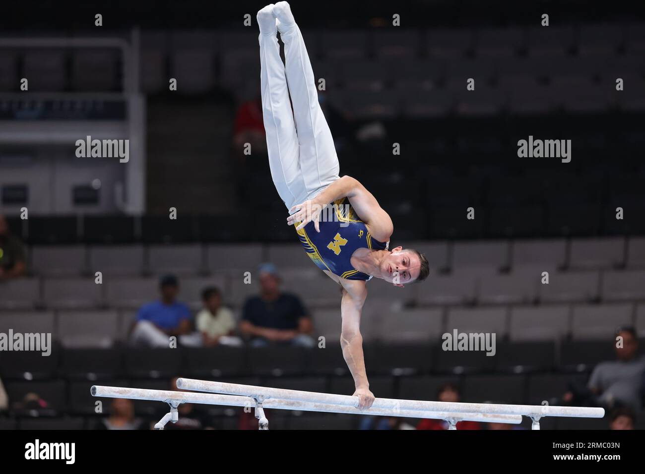 August 26, 2023: Gymnast Paul Juda during the senior men day 2 ...