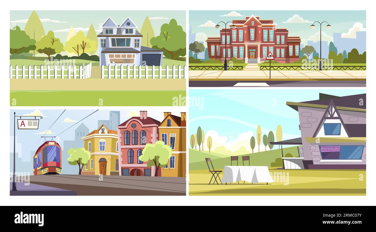 Cartoon school project presentation Stock Vector Images - Alamy