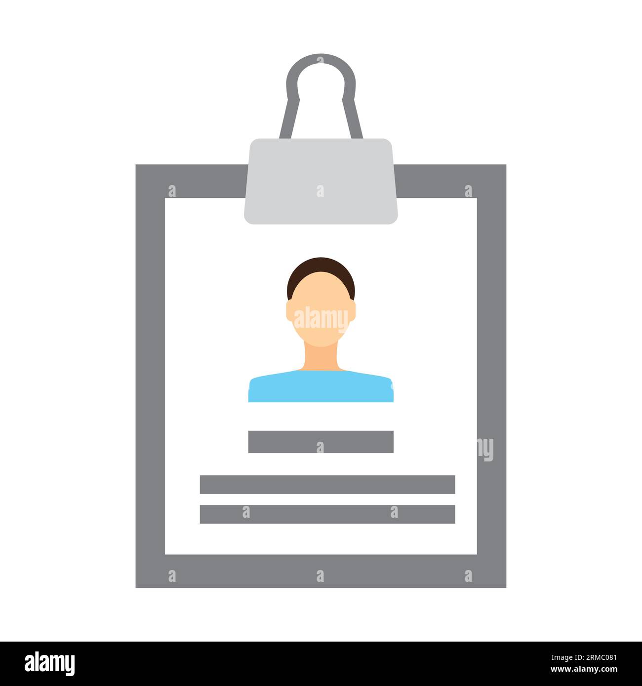 Employee pass card with clothespin Stock Vector Image & Art - Alamy