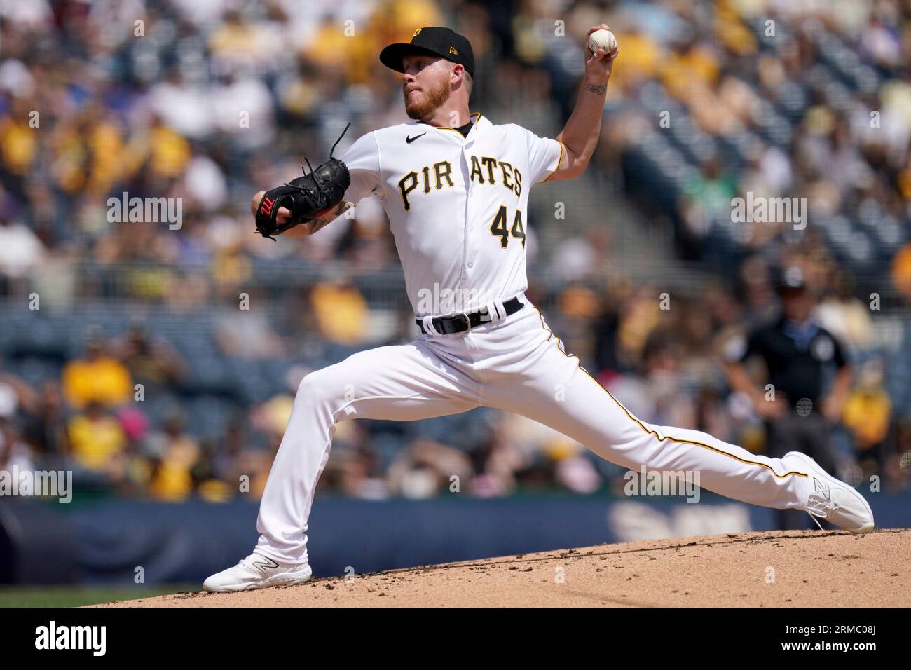Pittsburgh Pirates starting pitcher Bailey Falter delivers against the ...