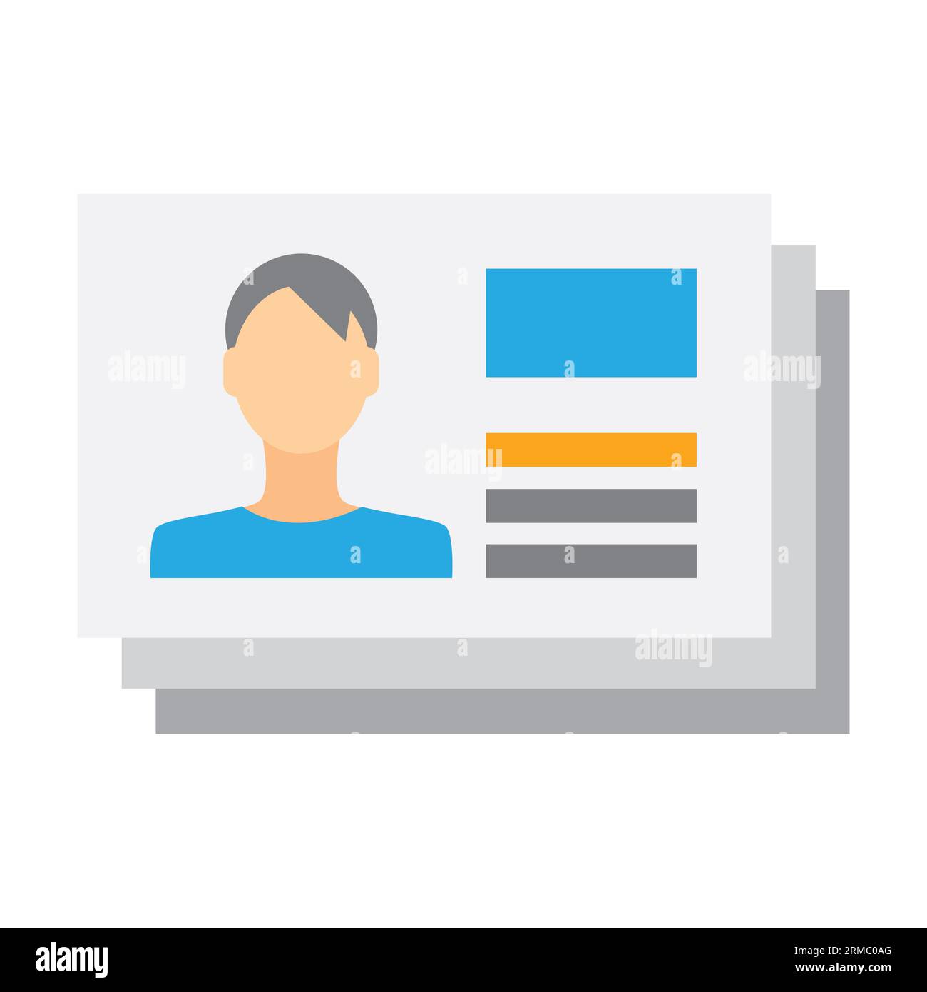 Employee pass card Stock Vector Image & Art - Alamy