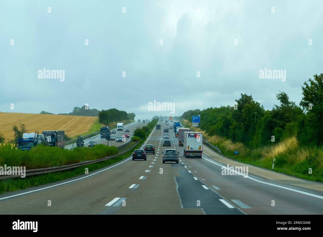 Germany autobahn straight hi-res stock photography and images - Alamy