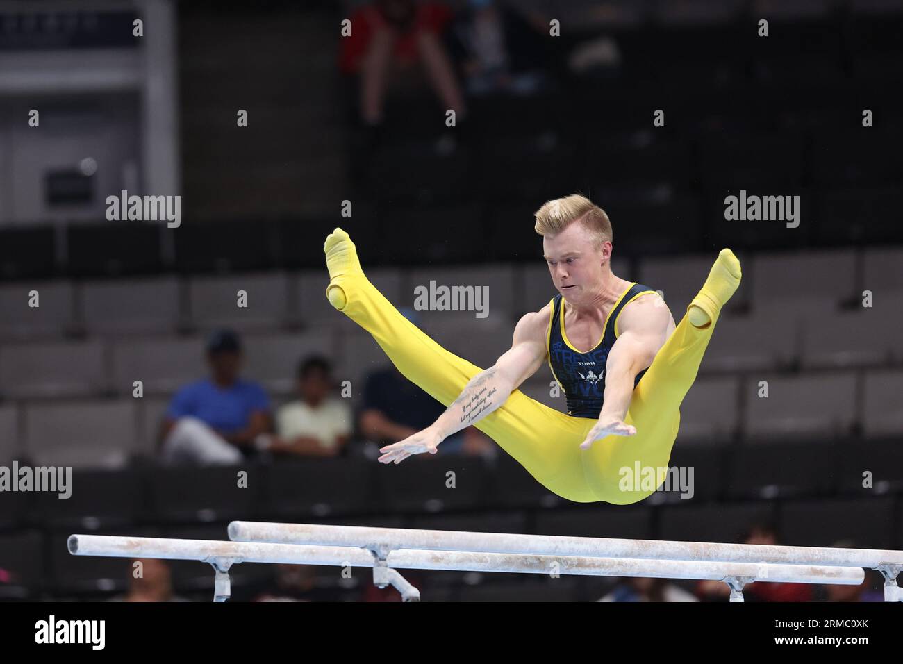 August 26, 2023: Gymnast Cameron Bock during the senior men day 2 ...
