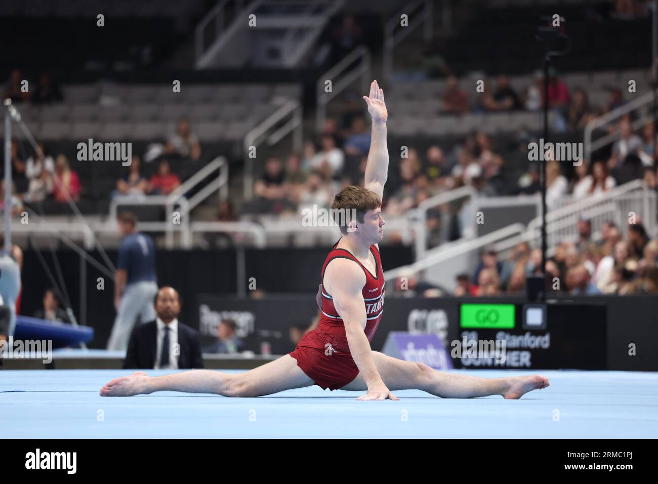 August 26, 2023: Gymnast Ian Gunther during the senior men day 2 ...