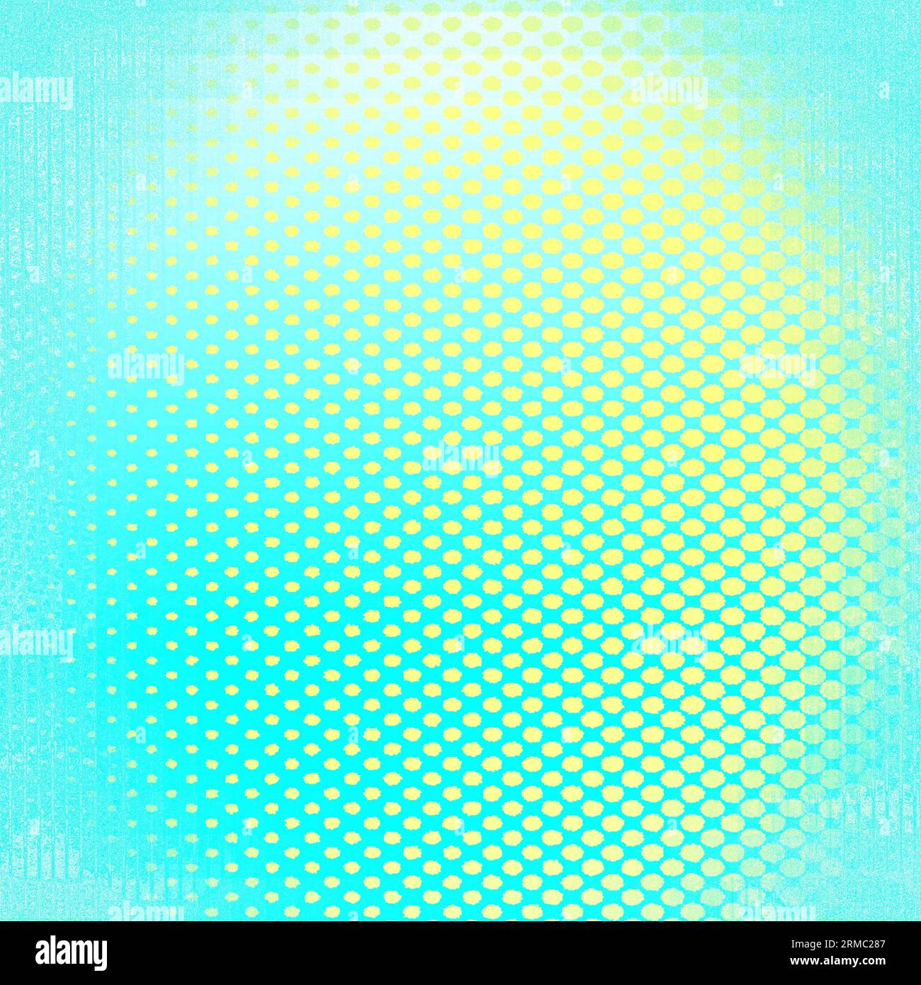 Blue and yellow dots gradient square background illustration. Backdrop ...