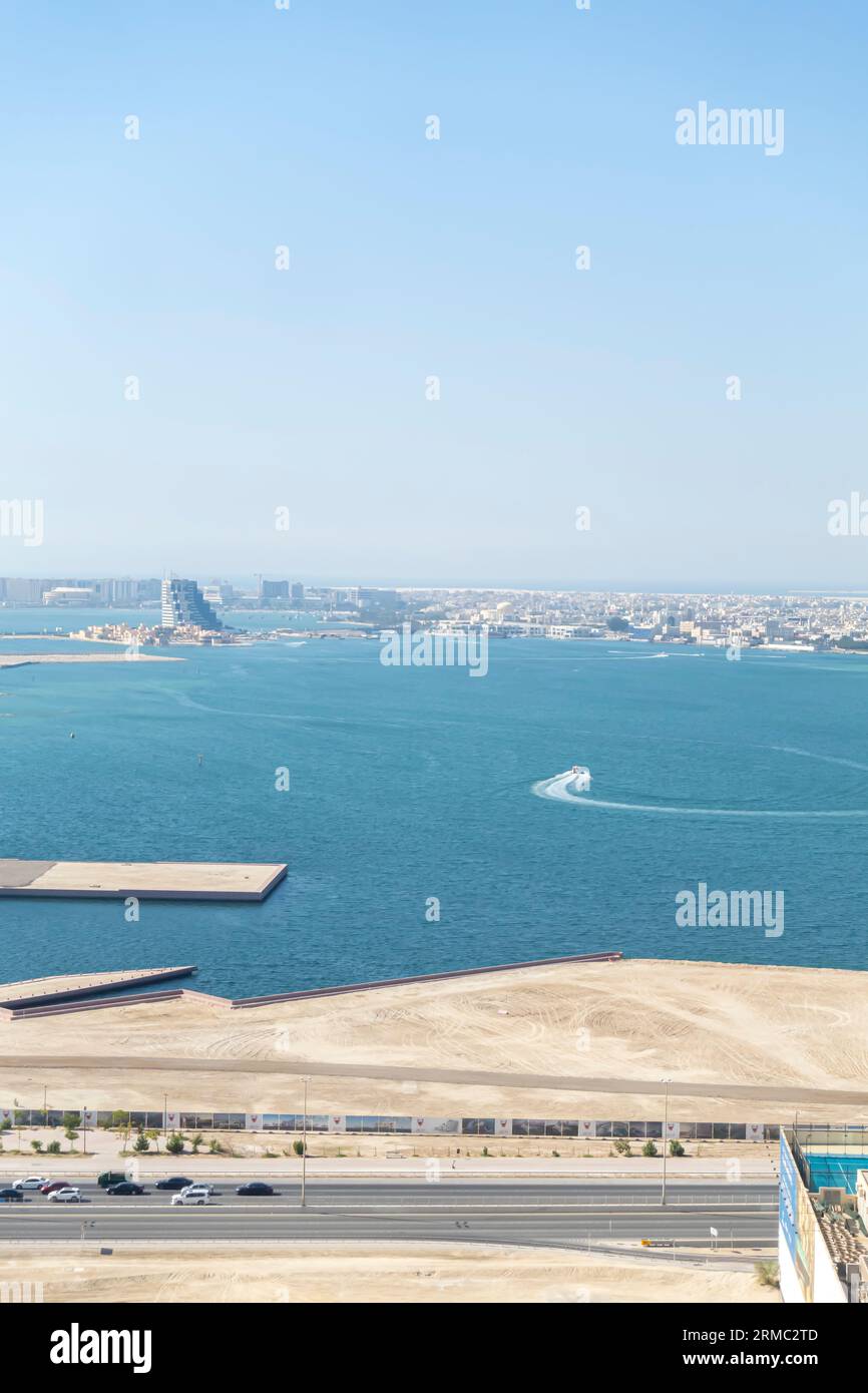 Manama Bahrain bay view from top Stock Photo - Alamy