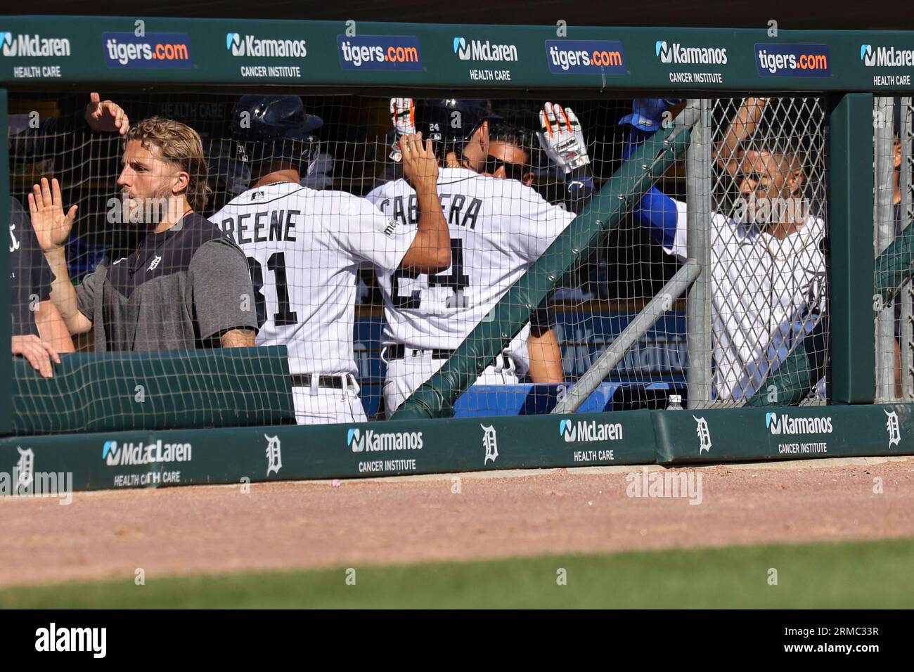 DETROIT, MI - AUGUST 27: Detroit Tigers designated hitter Miguel ...