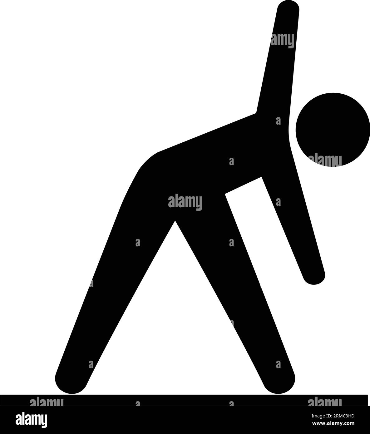 Yoga practice icon Stock Vector Image & Art - Alamy