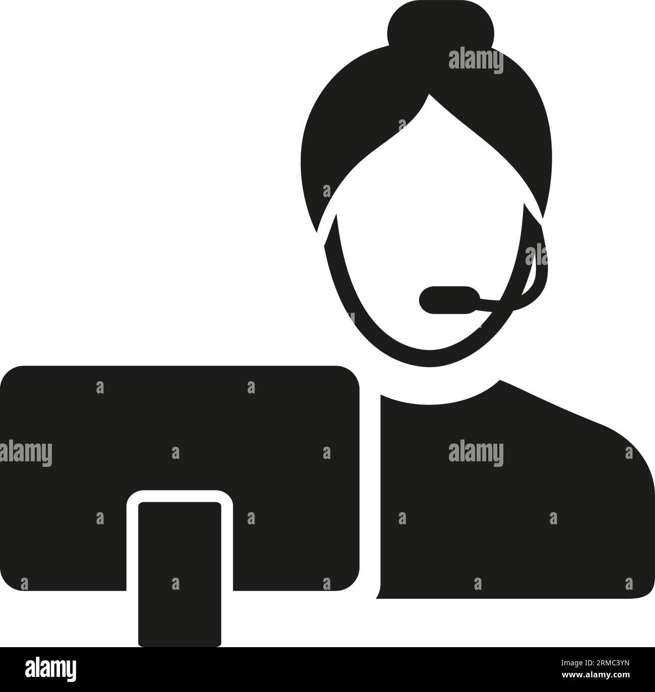 Support manager icon Stock Vector Image & Art - Alamy