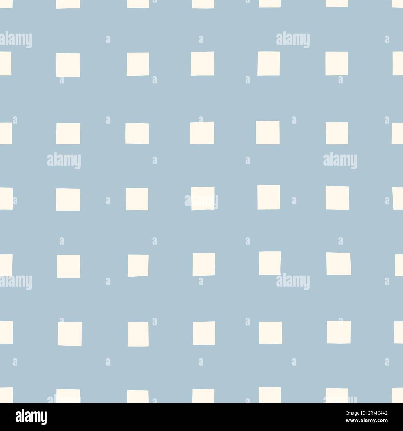 Hand-Drawn Minimal Geometric Checks Vector Seamless Pattern Stock ...