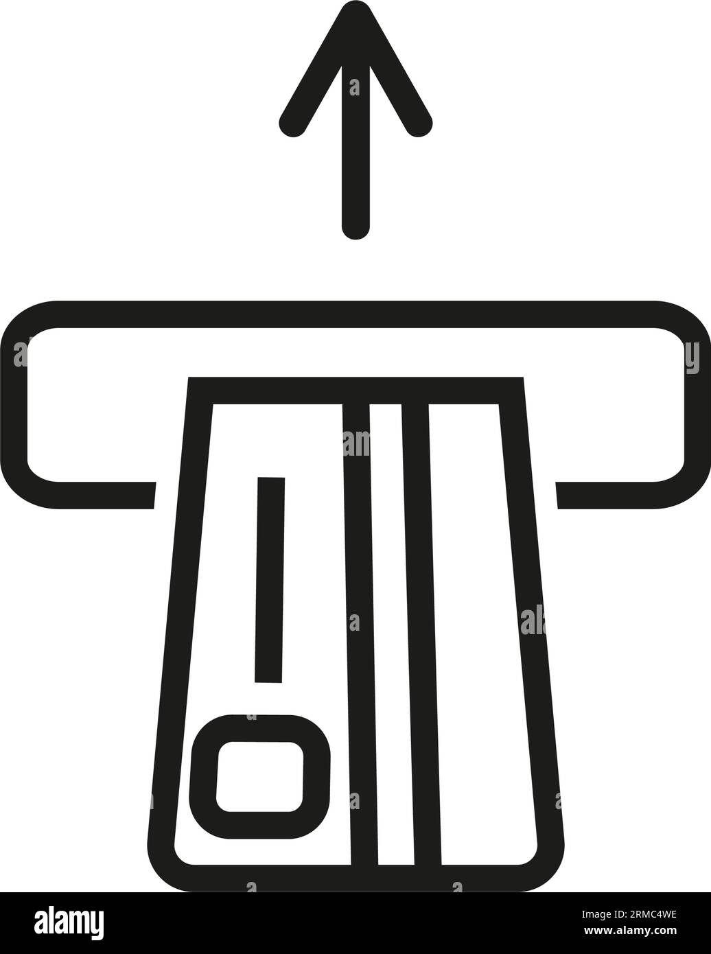 Credit Card in ATM Slot Vector Icon Stock Vector Image & Art - Alamy