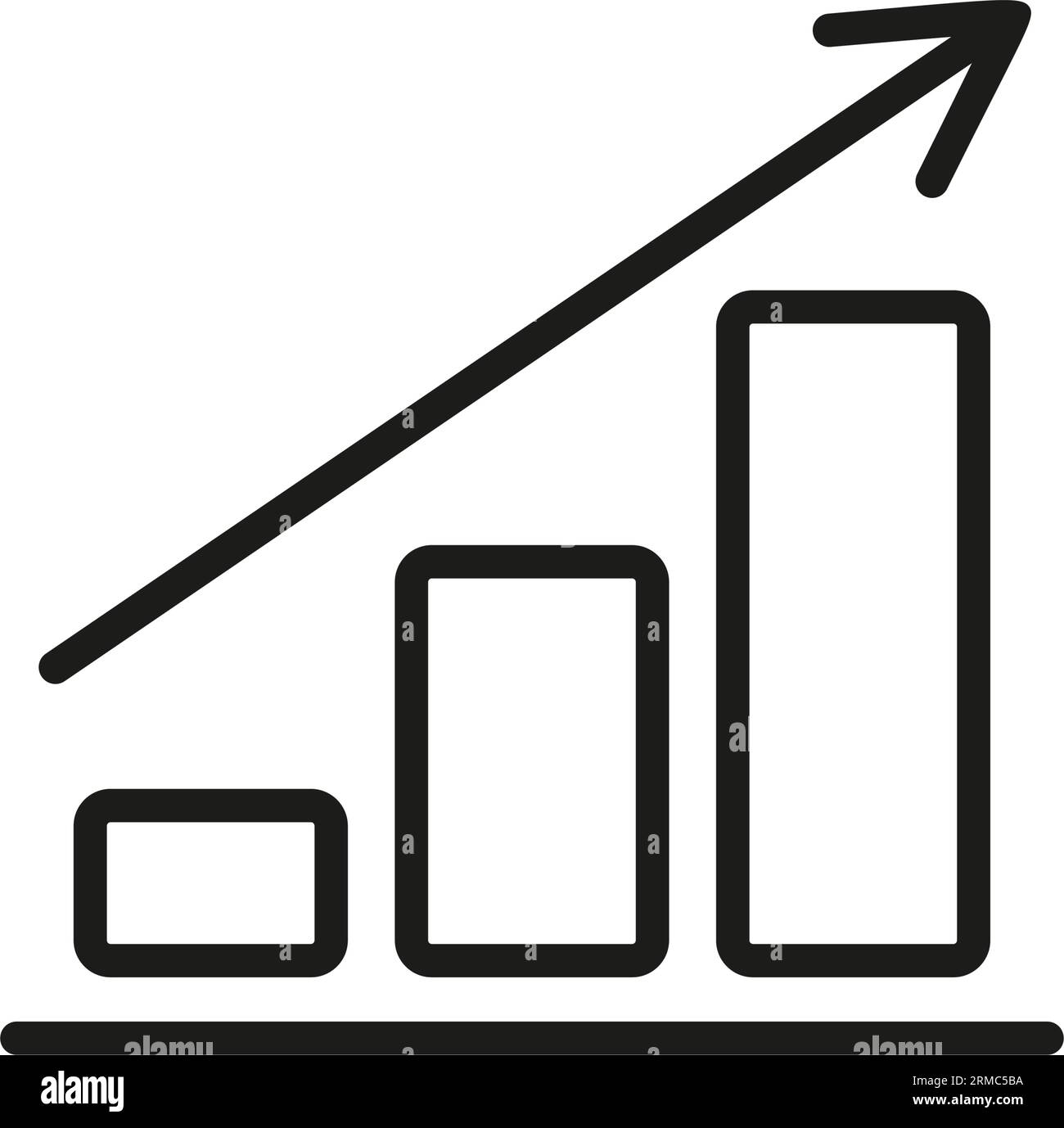 Bar Diagram Vector Icon Stock Vector Image & Art - Alamy