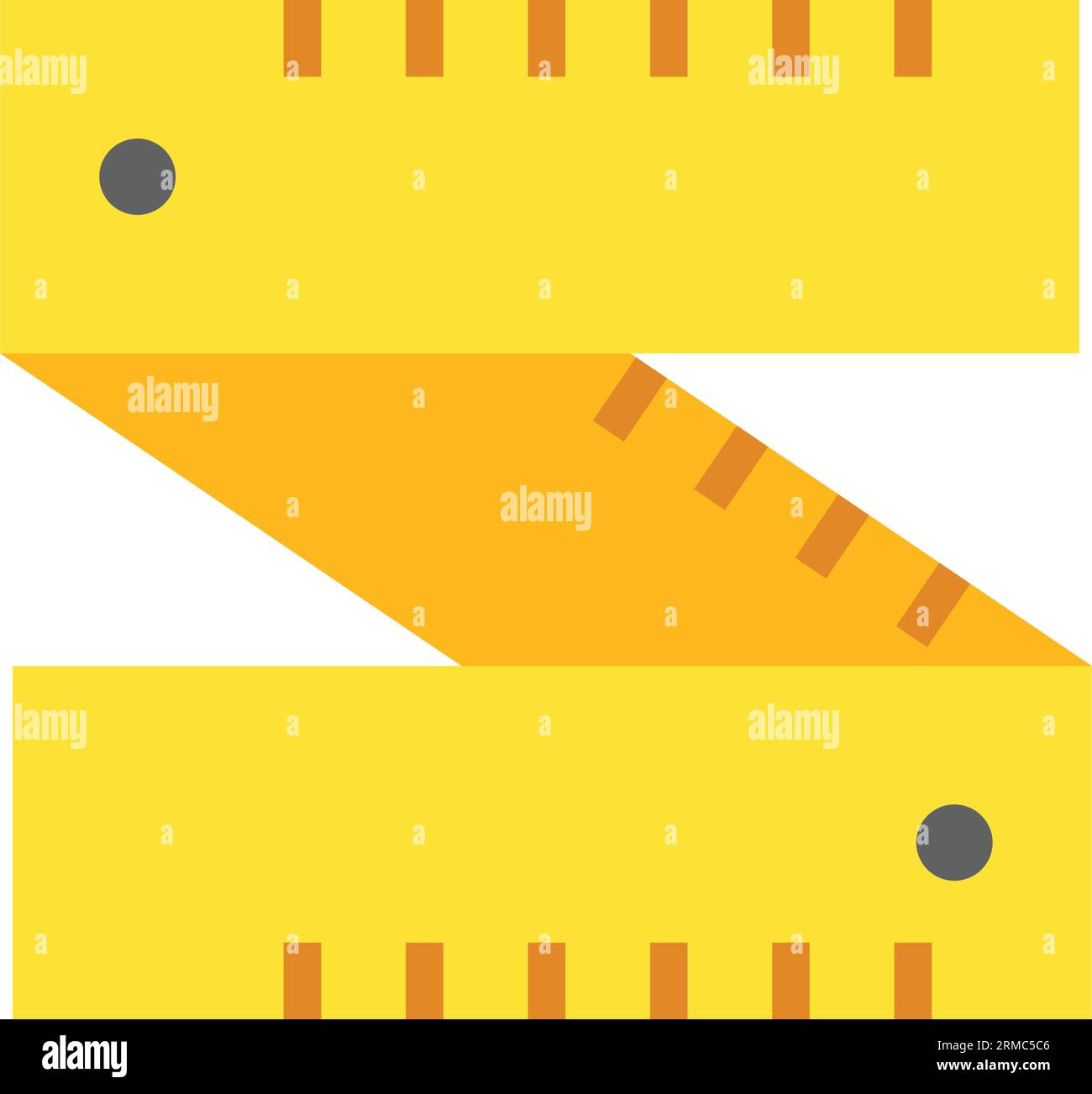 Carpenter ruler Stock Vector Images - Alamy