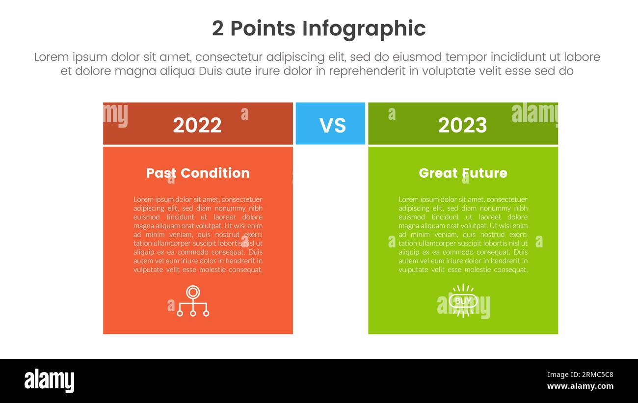 versus or compare and comparison concept for infographic template ...