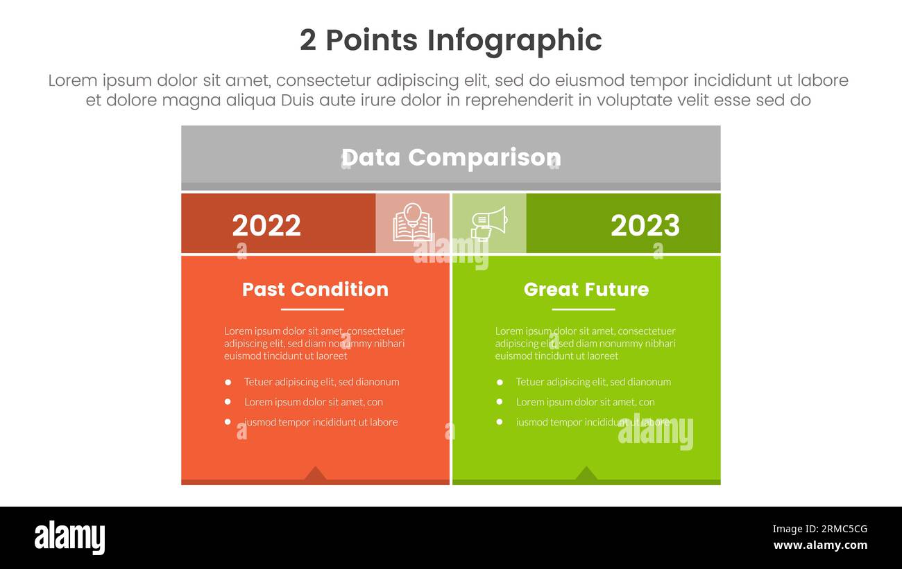 versus or compare and comparison concept for infographic template ...