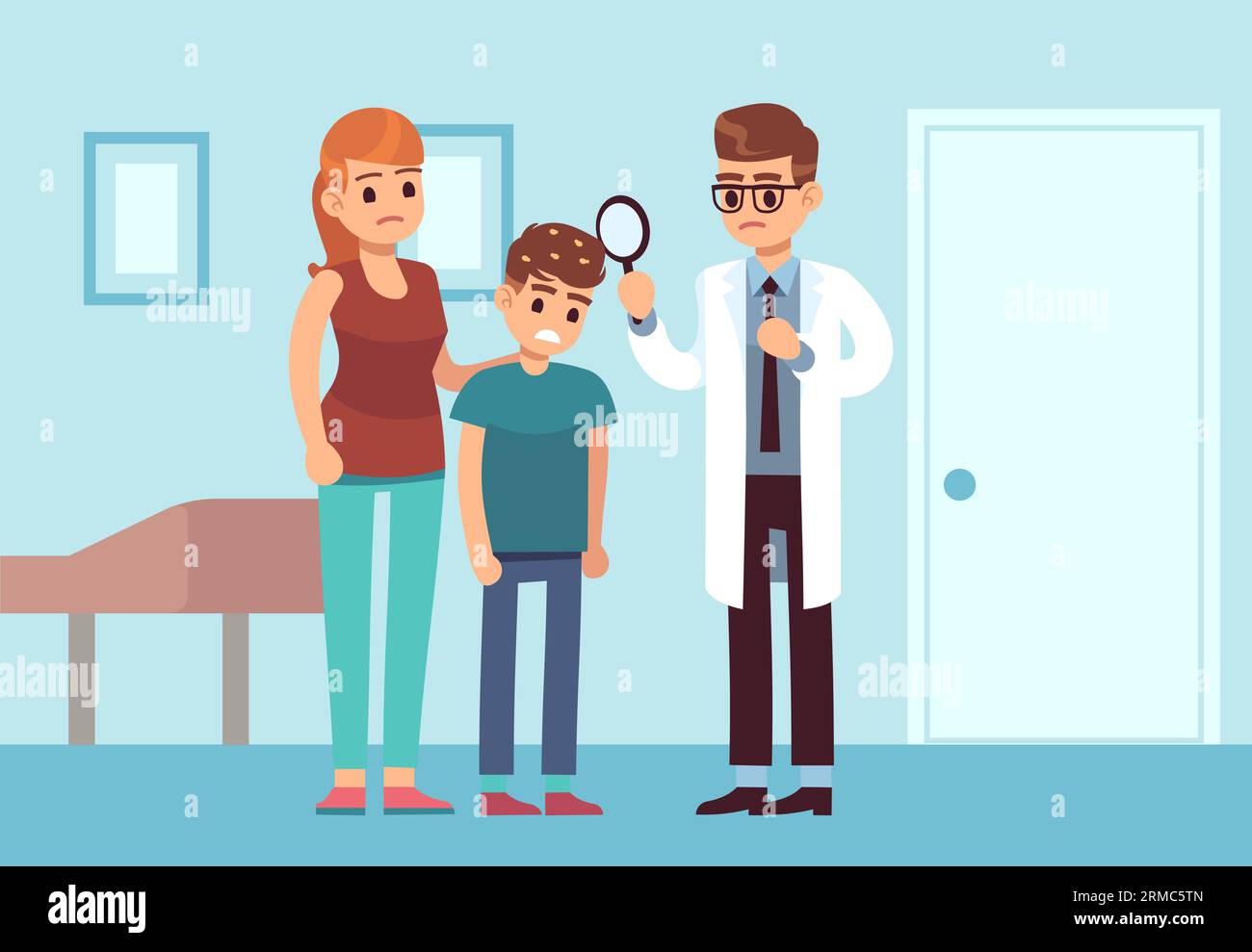 Lice cartoon hi-res stock photography and images - Alamy