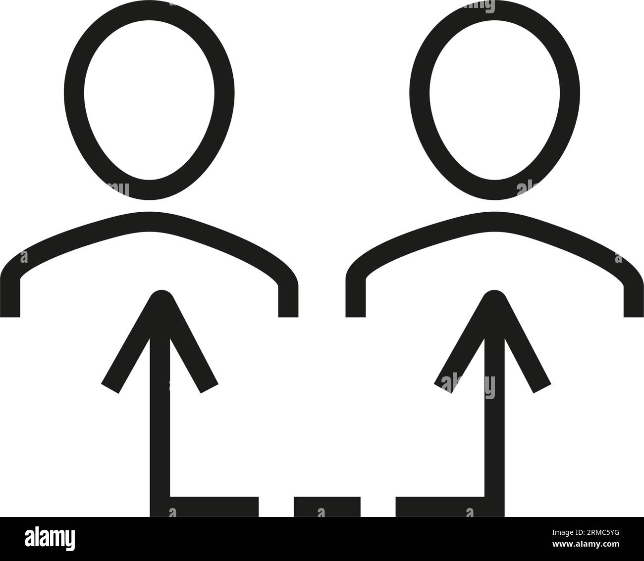 Two icon people talking hi-res stock photography and images - Alamy