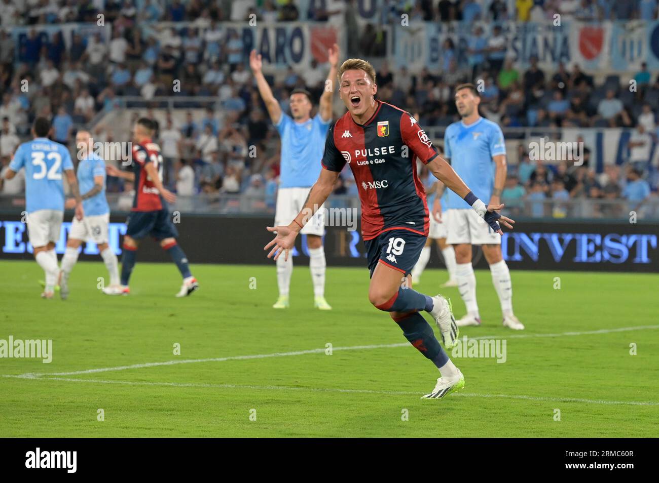 Stadio Olimpico, Rome, Italy. 27th Aug, 2023. Serie A Football, Lazio ...