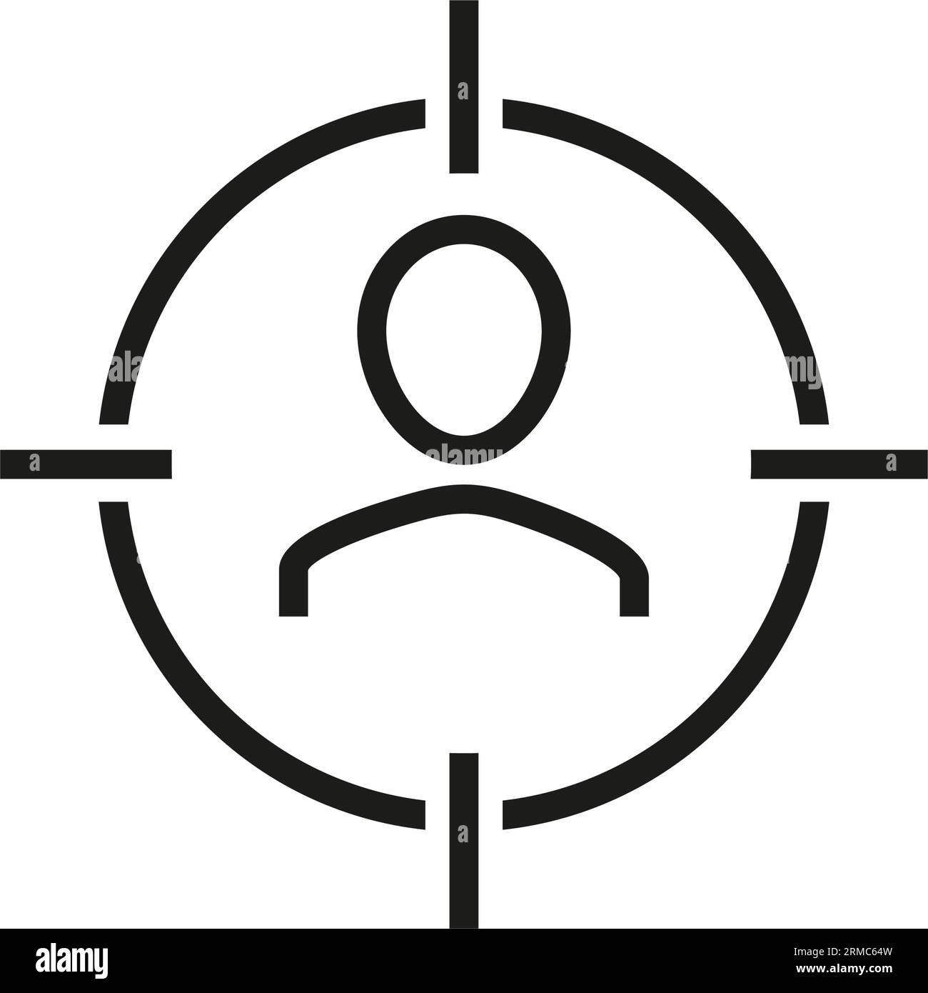 Crosshairs vector Cut Out Stock Images & Pictures - Alamy