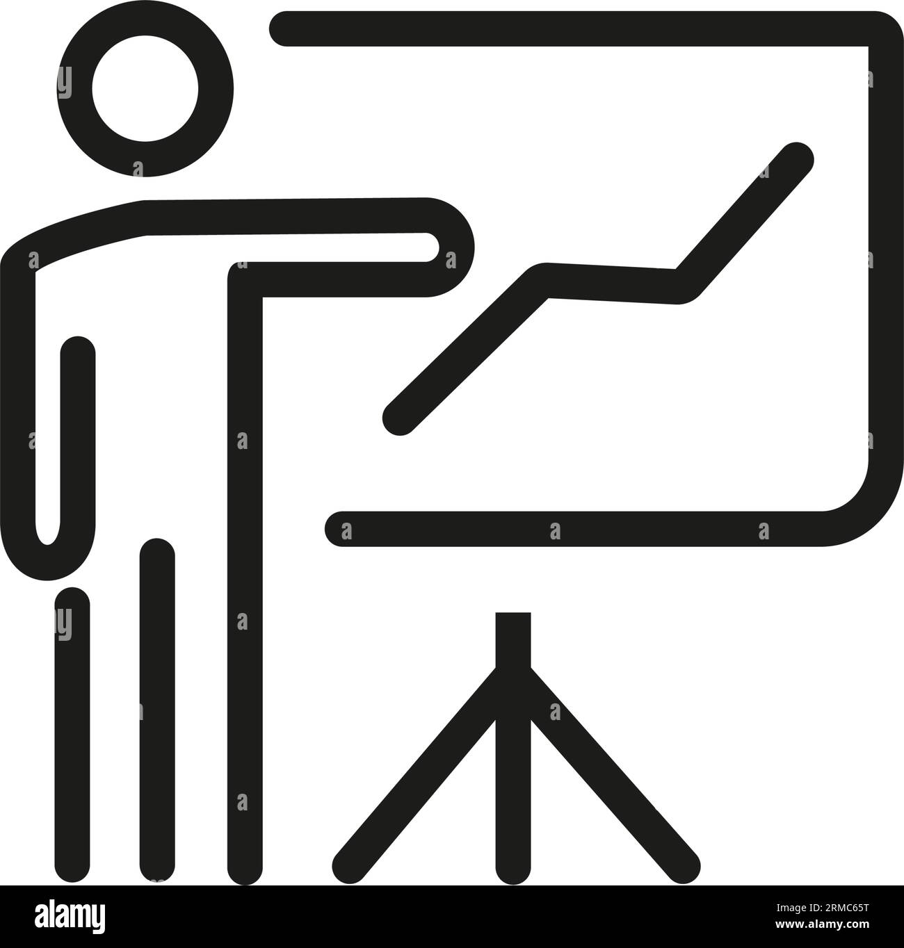 Business presentation icon Stock Vector Image & Art - Alamy