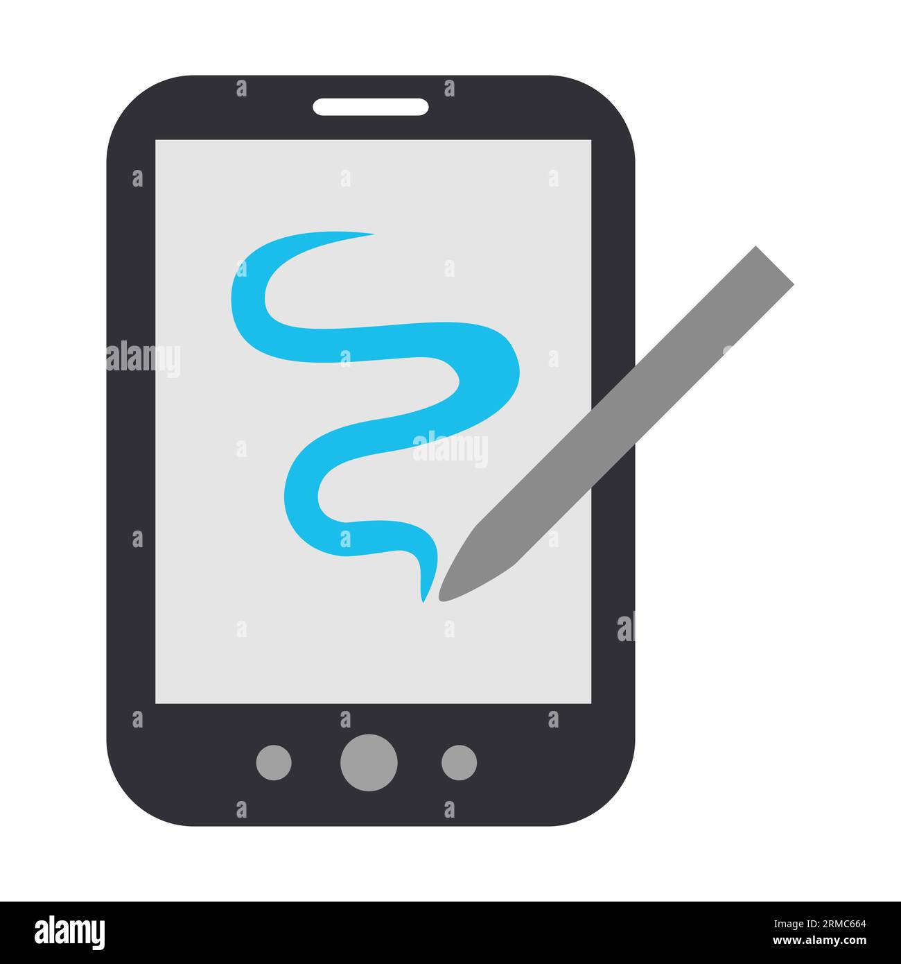 Drawing tablet tech gadget Cut Out Stock Images & Pictures - Alamy