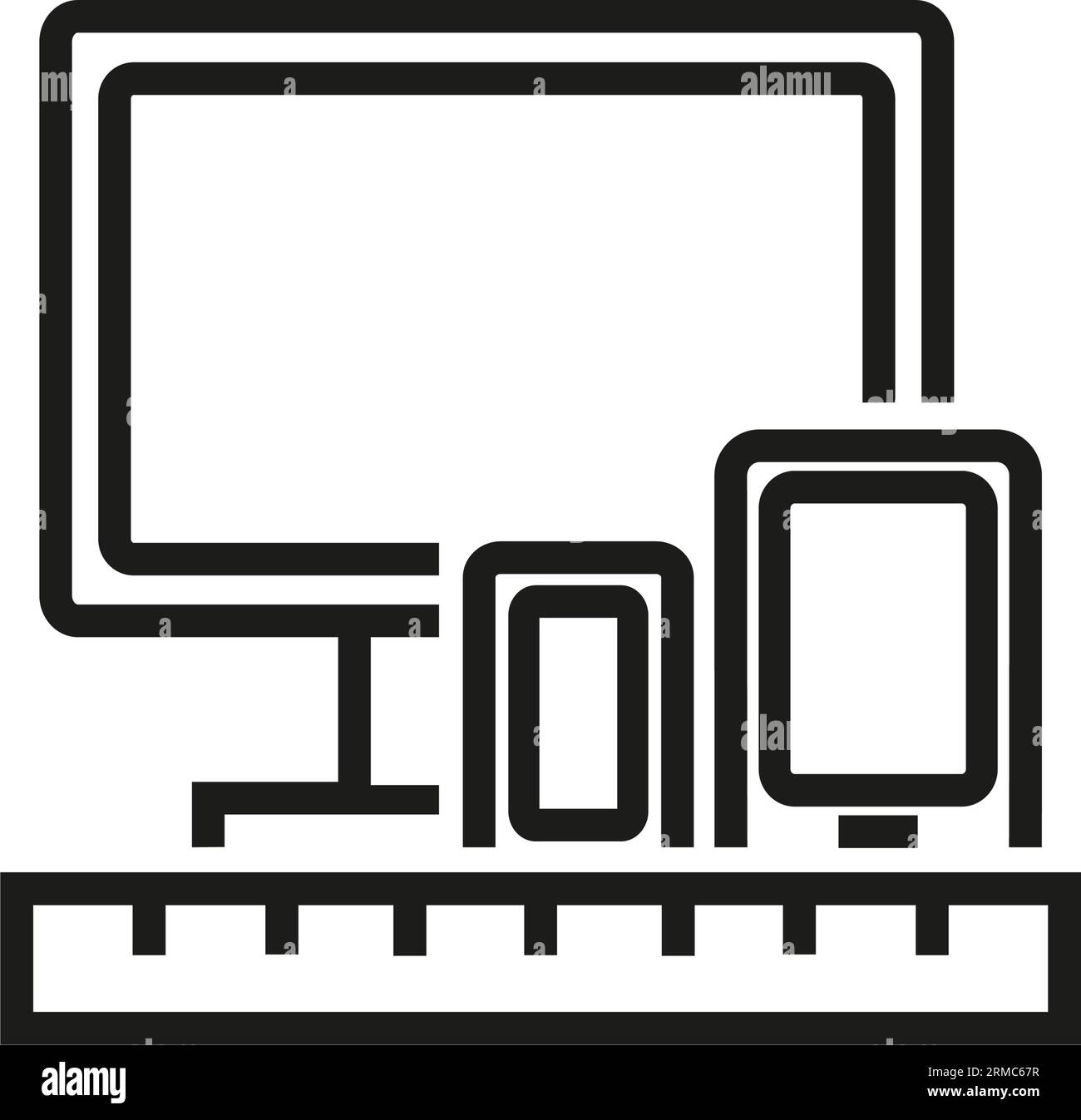 Adaptive Design Vector Icon Stock Vector Image & Art - Alamy