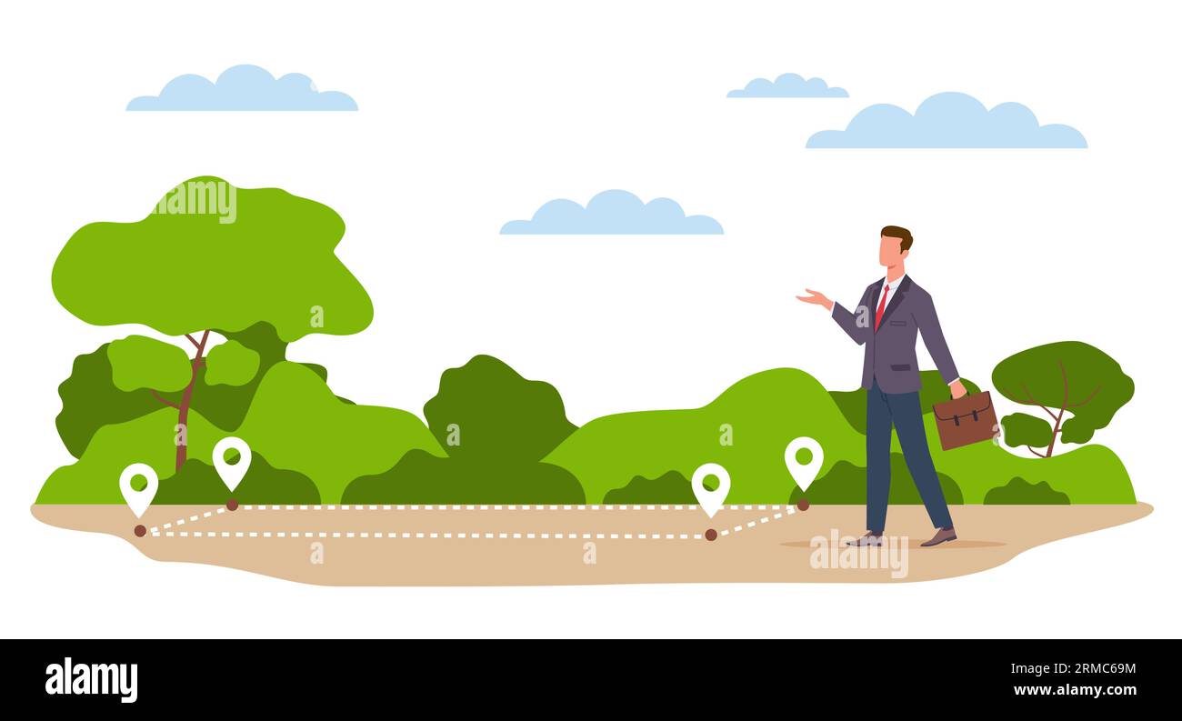 Empty plot of land Stock Vector Images - Alamy