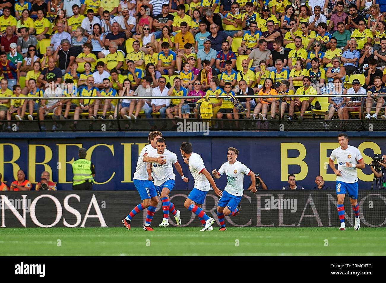 Goal celebration ferran torres of barcelona cf hi-res stock photography ...