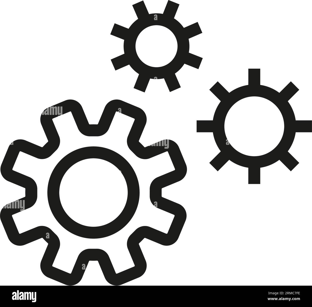 Working as mechanism icon Stock Vector Image & Art - Alamy
