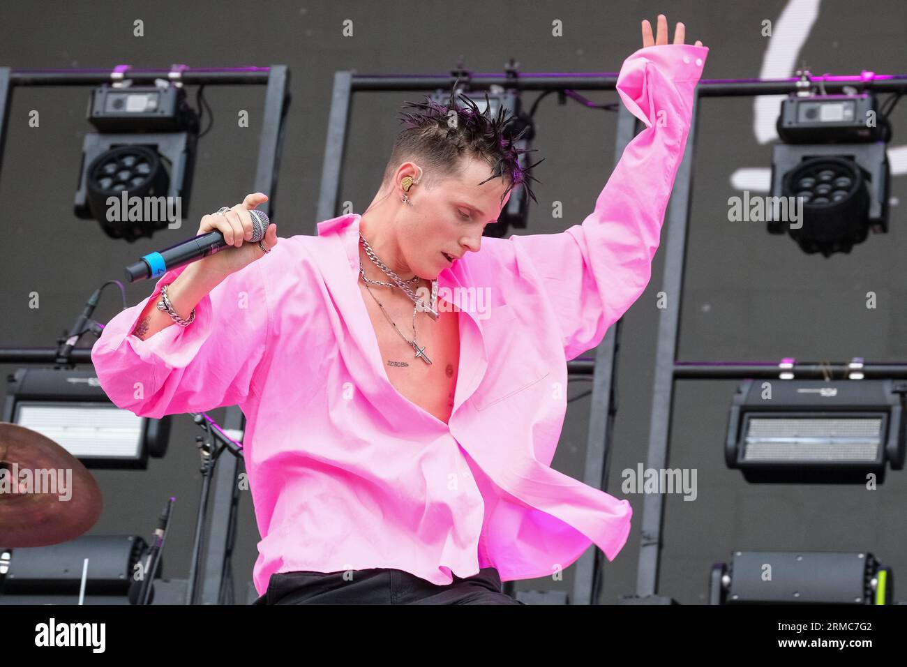 Call Me Karizma, stage name of Morgan Parriott during his live performs ...