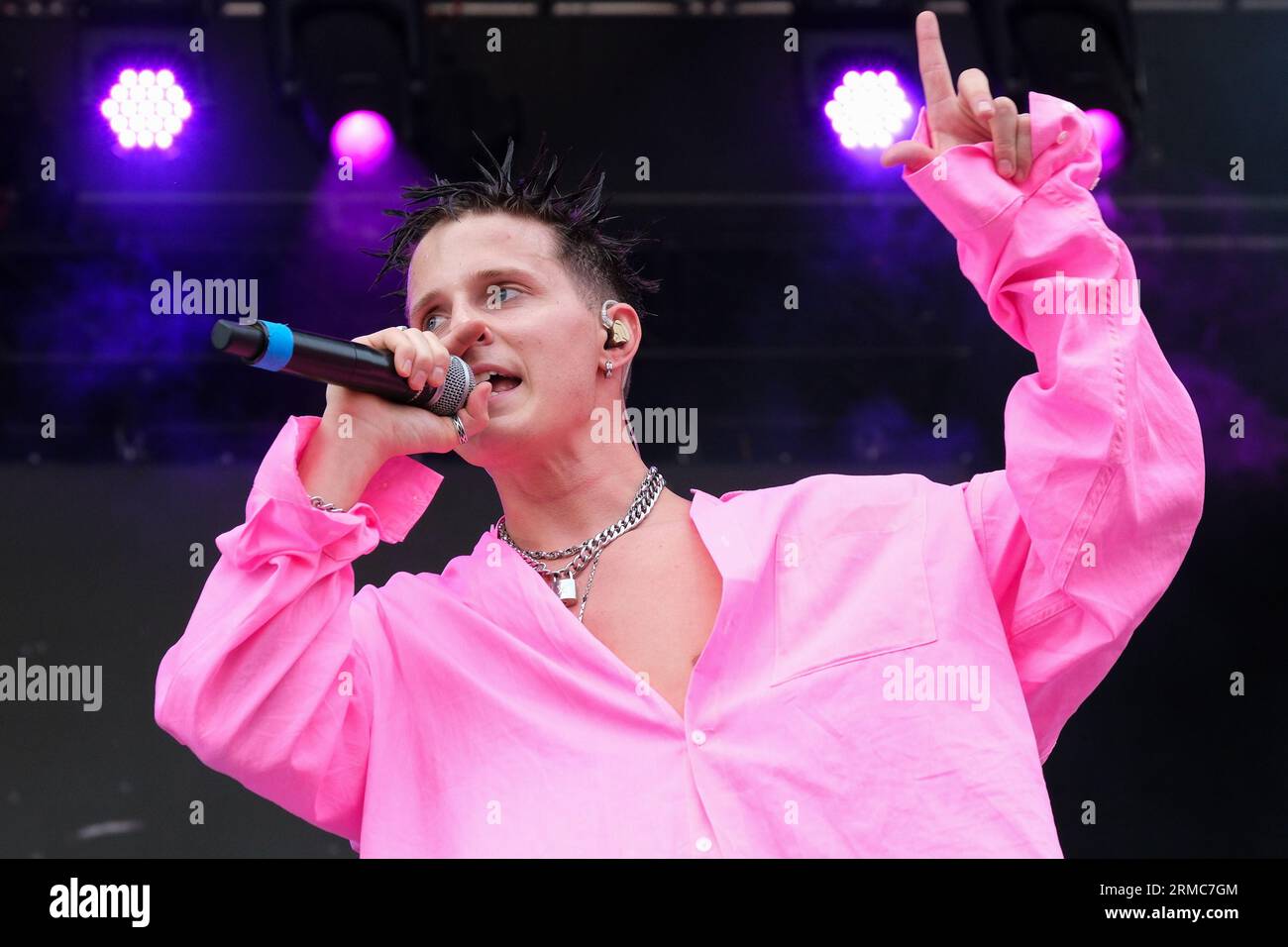 Call Me Karizma, stage name of Morgan Parriott during his live performs ...