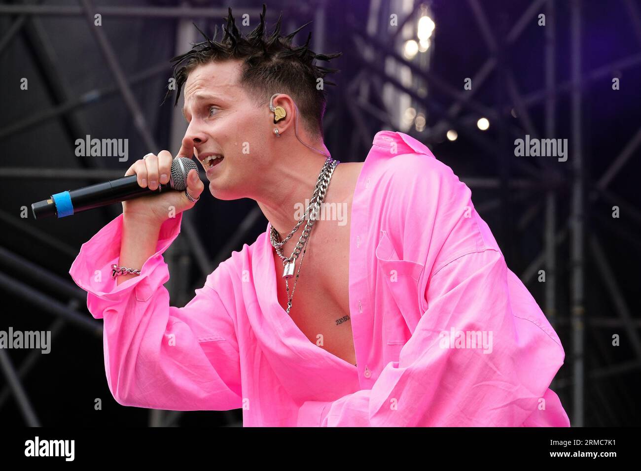 Call Me Karizma, stage name of Morgan Parriott during his live performs ...