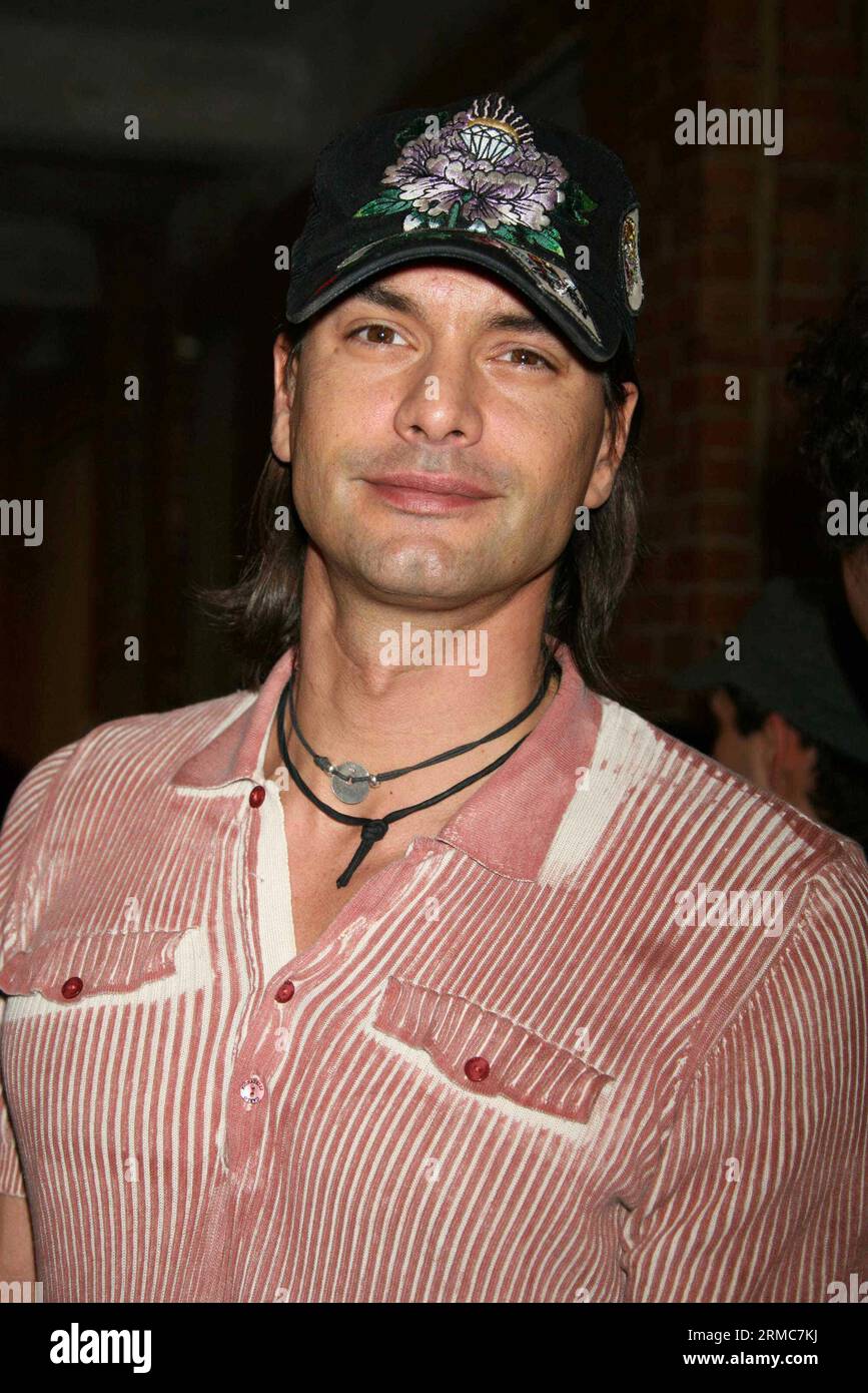 Marcus Schenkenberg attends the opening of his new exhibition "Awakened ...