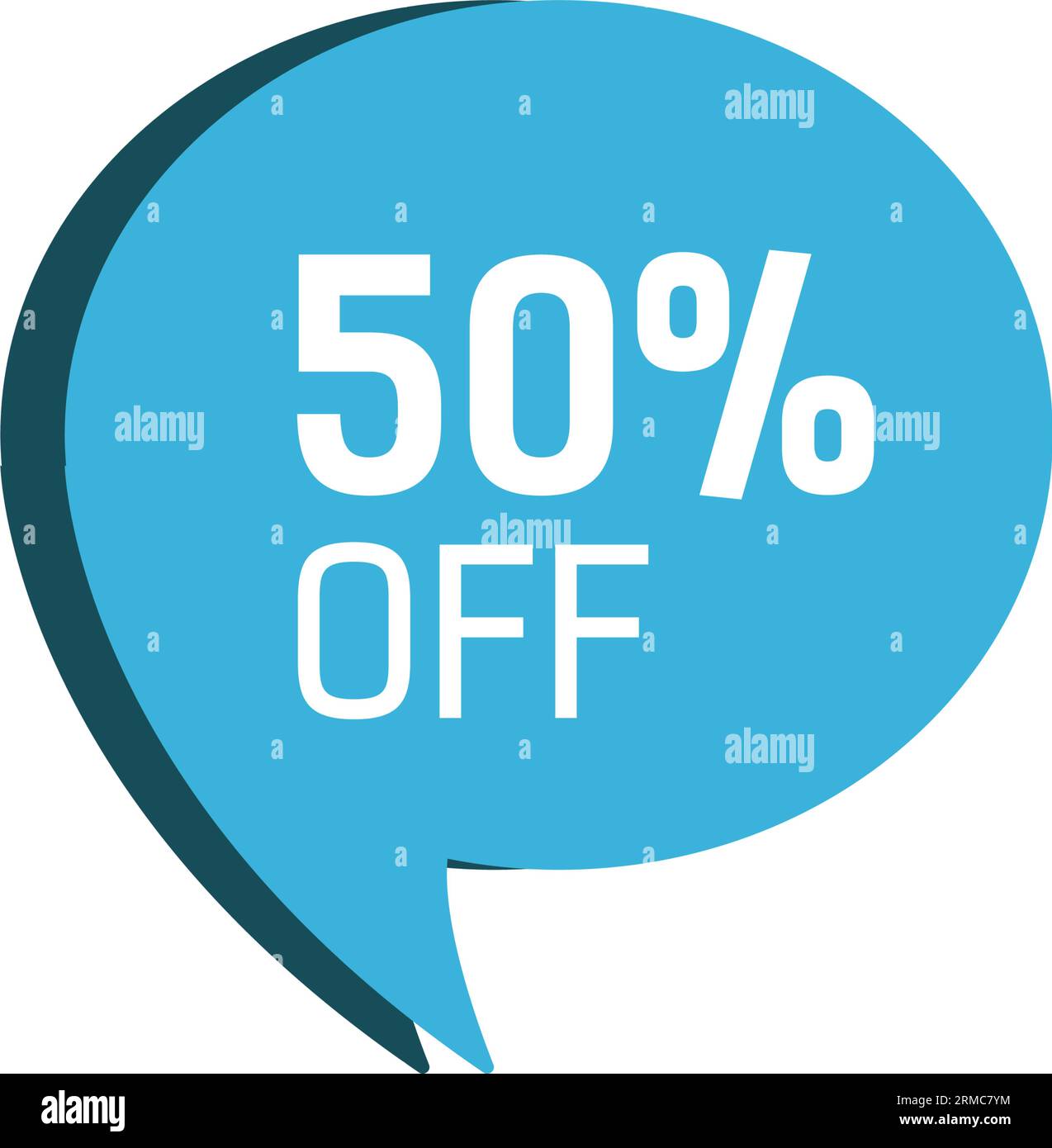 White fifty discount percent tag Stock Vector Images - Alamy