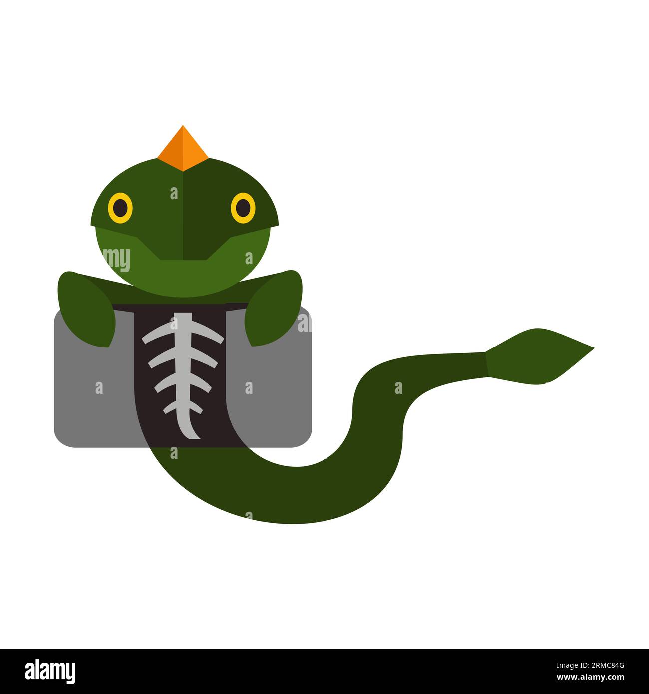 Lizard skeleton Stock Vector Images - Alamy
