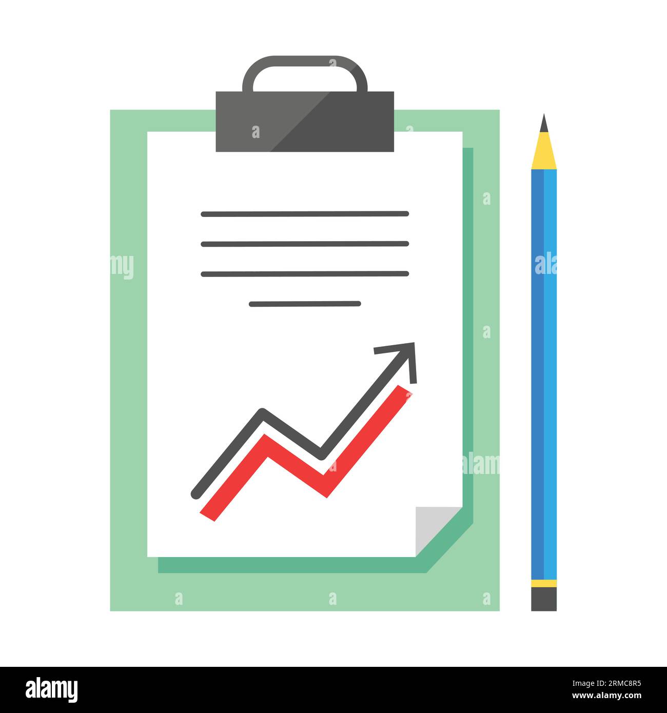 Analytical report concept on Cut Out Stock Images & Pictures - Alamy