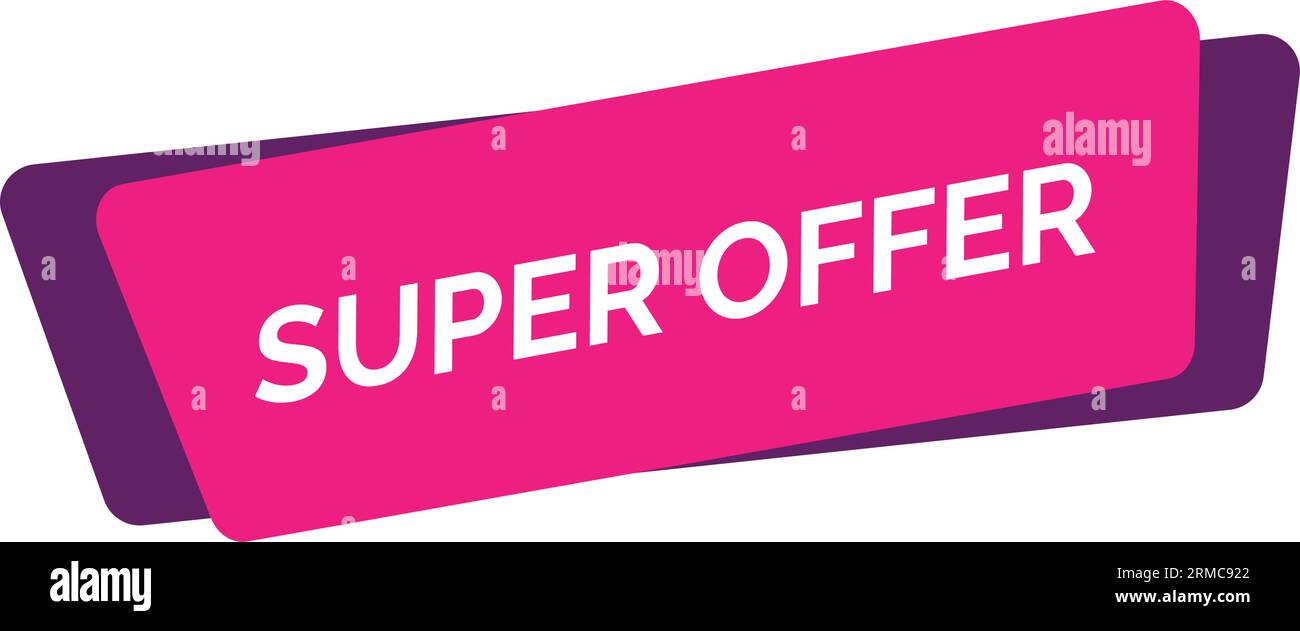 Super Offer Creative Banner Design Stock Vector Image & Art - Alamy