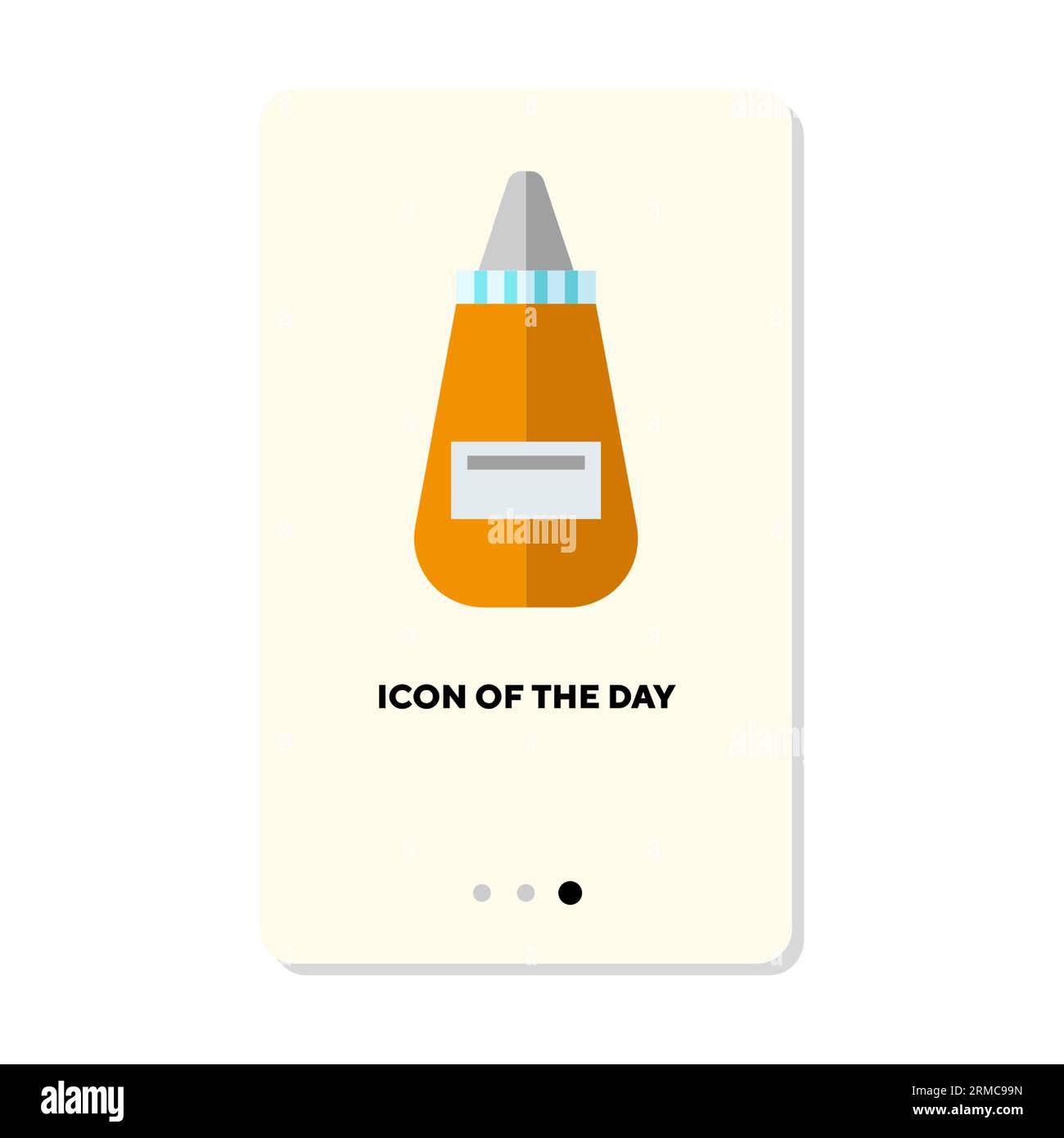 Mustard bottle icon cartoon Cut Out Stock Images & Pictures - Alamy