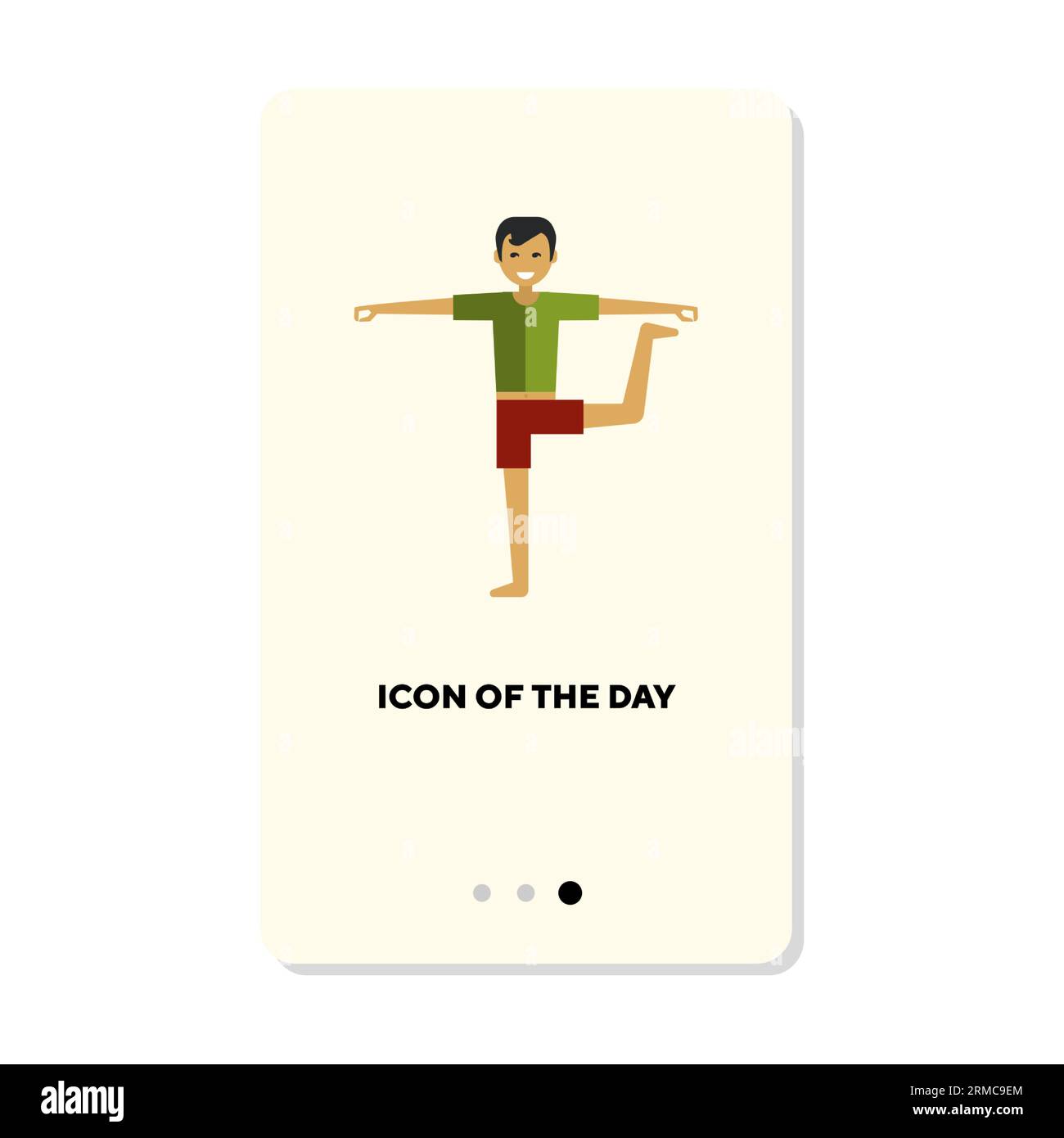 Stretching cartoon figure hi-res stock photography and images - Alamy