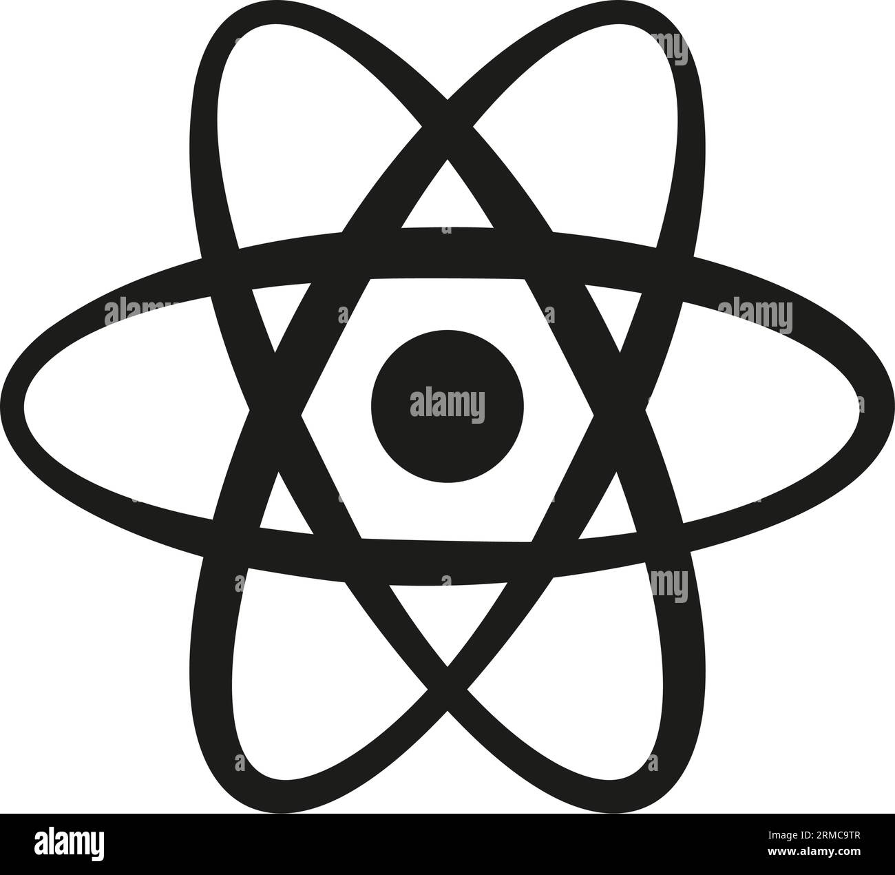 Atom symbol for physics classroom icon Stock Vector Image & Art - Alamy