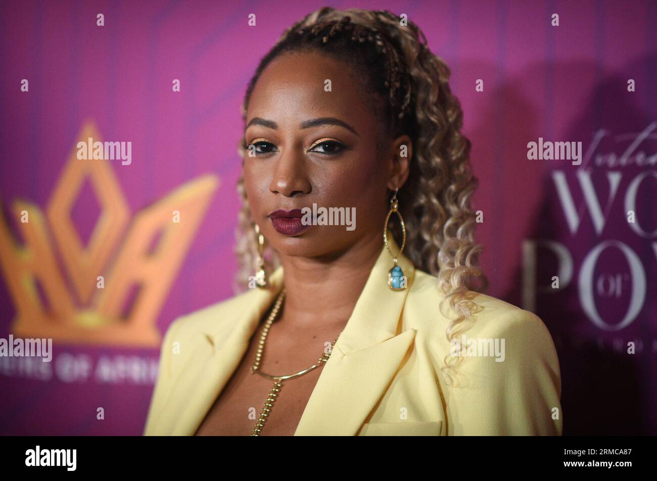 Monique Coleman arrives at the 6th annual International Women of Power ...