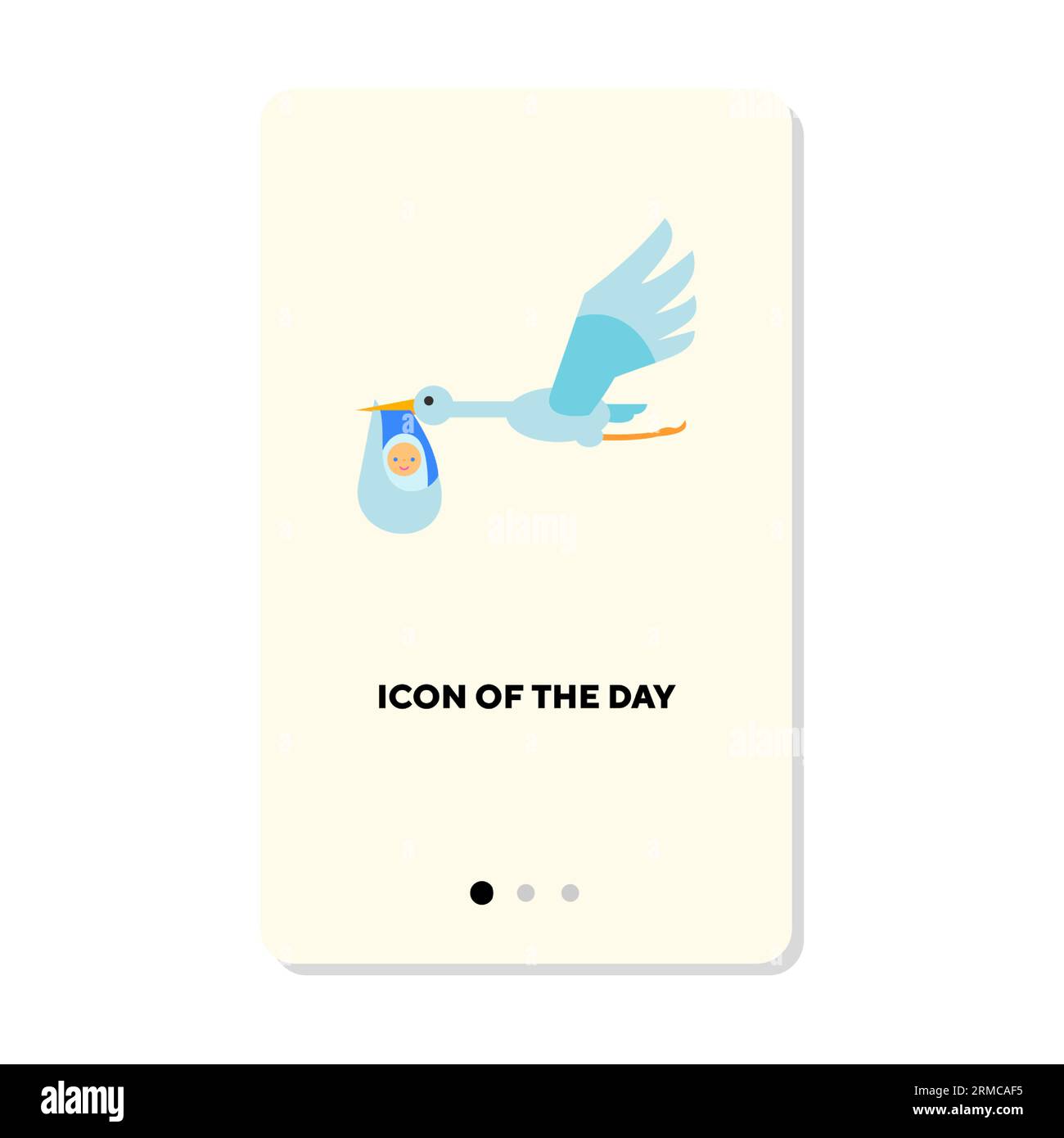 Welcome baby flat vector icon Stock Vector Image & Art - Alamy