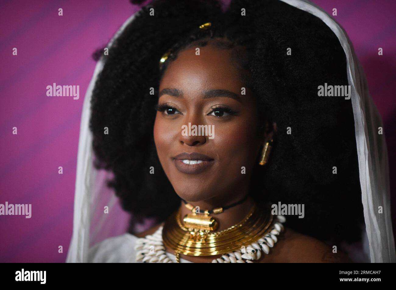 Arsema Thomas arrives at the 6th annual International Women of Power ...