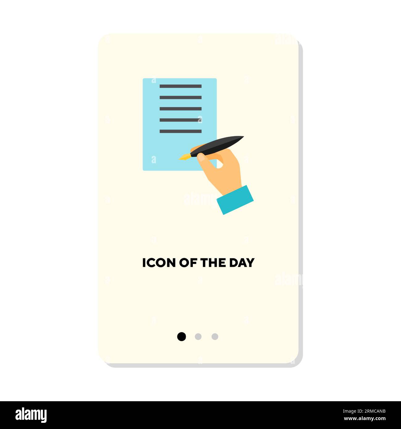 Checking paperwork Stock Vector Images - Alamy